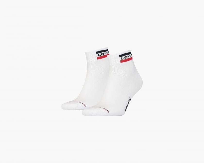 Levi's® Mid Cut Sportswear Logo Socks (2 Pack) - Levi's
