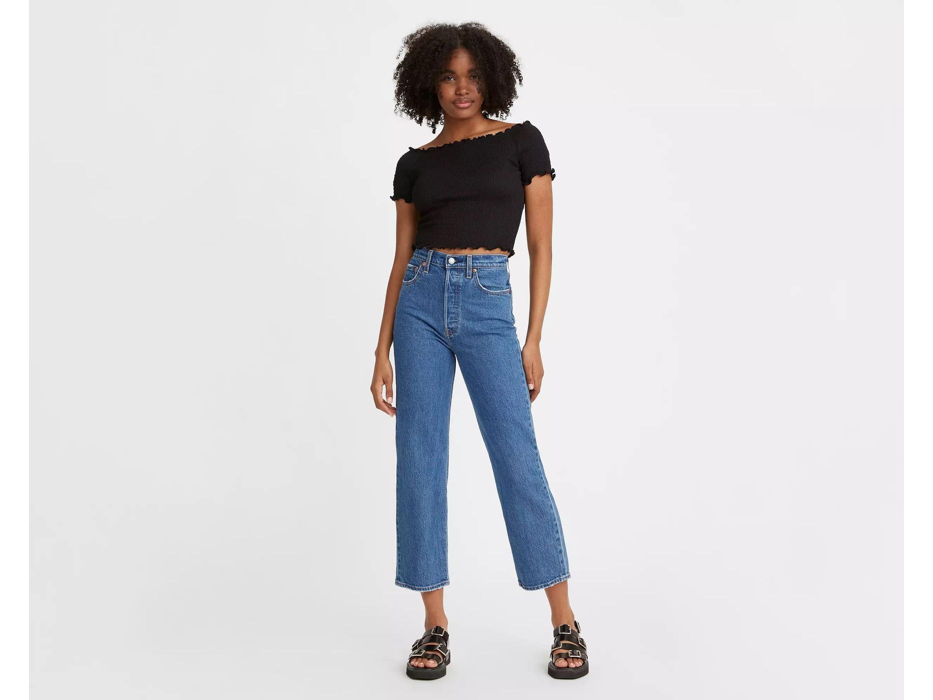Ribcage Straight Ankle Jeans - Levi's