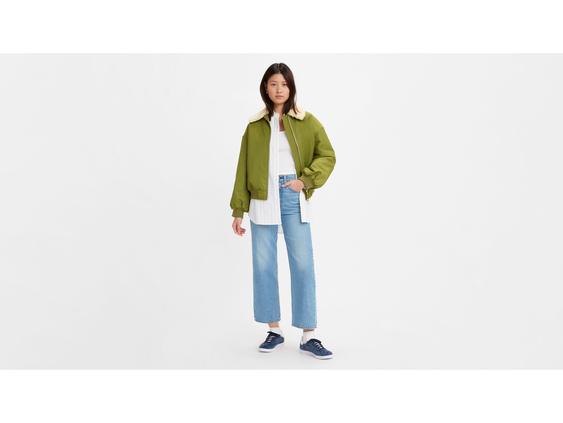 Ribcage Straight Ankle Jeans - Levi's